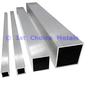 Extruded Aluminium Square Tube / Box Section | 1st Choice Metals