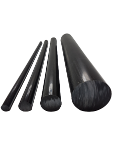 70mm Black Acetal Round Bar