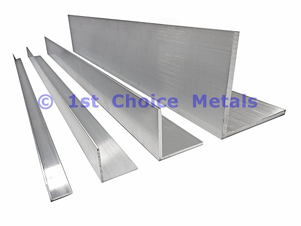 102mm x 102mm x 9.5mm Aluminium Angle (4" x 4" x 3/8") - 1st Choice Metals