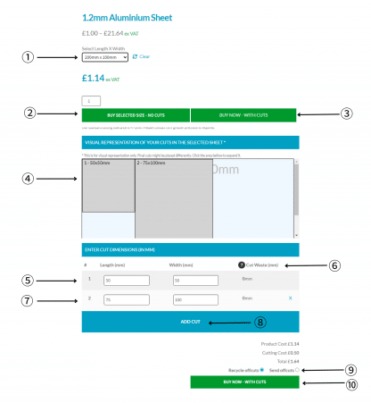 6mm Aluminium Chequer Plate | Cut To Size | Buy Online